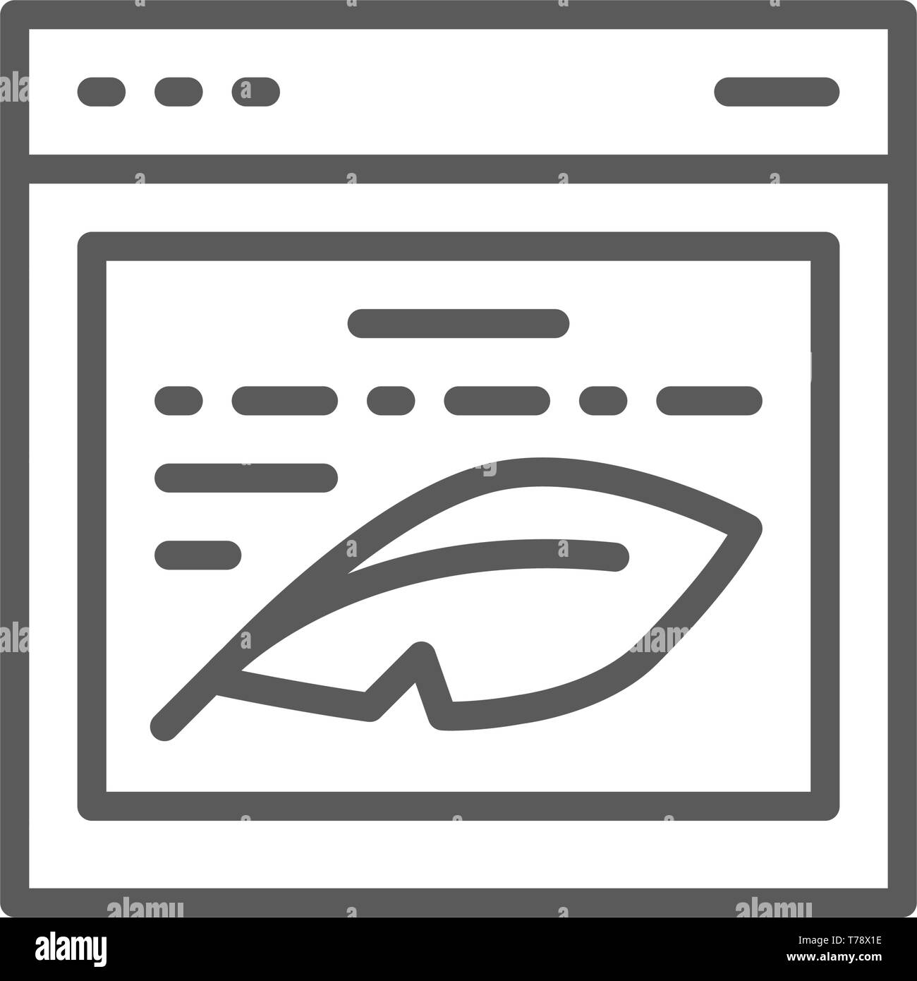 Writing text display Stock Vector Images - Alamy