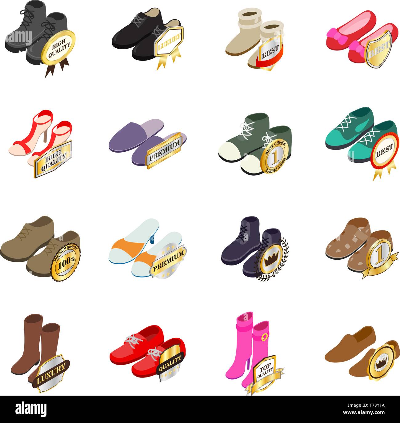 Quality boot Stock Vector Images - Alamy