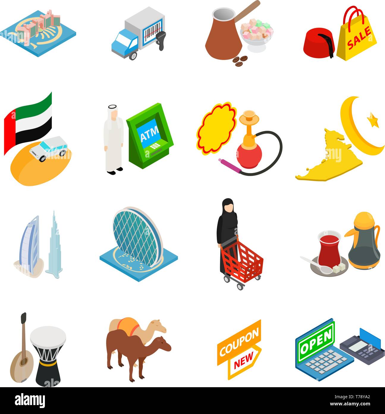 Arabic style market Stock Vector Images - Alamy