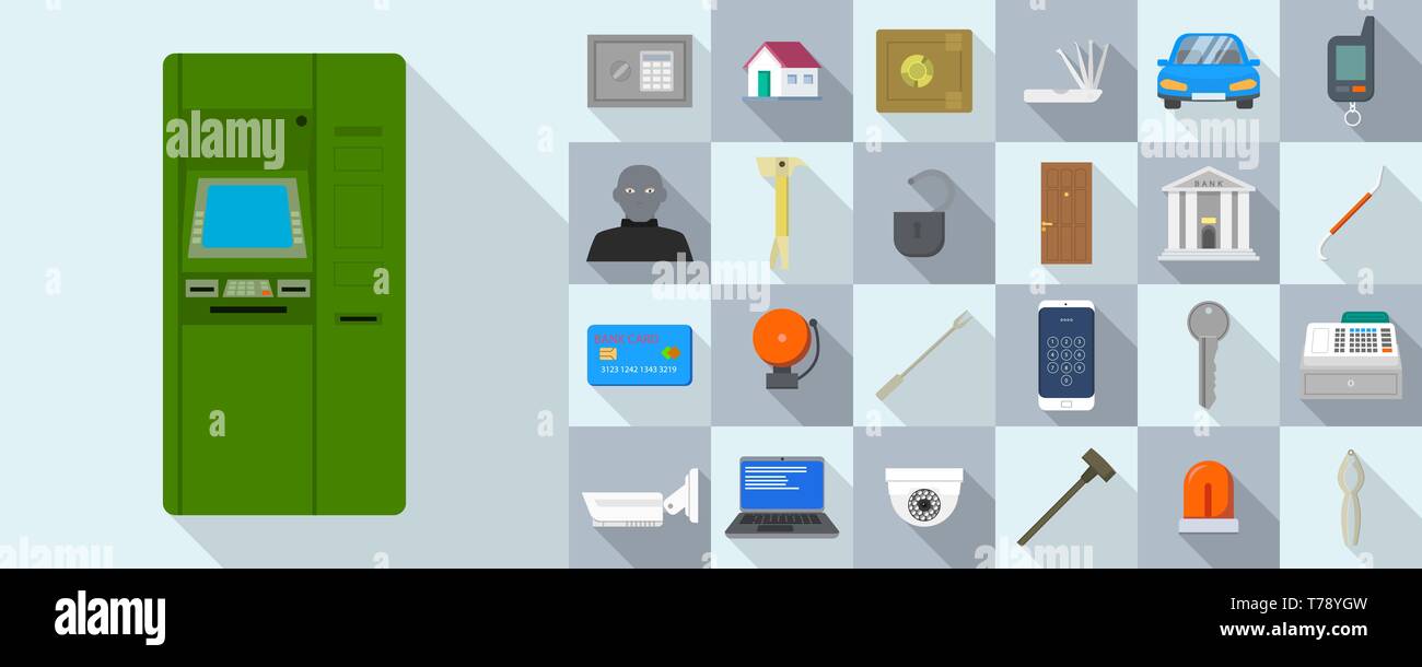 Burglar on security camera Stock Vector Images - Alamy