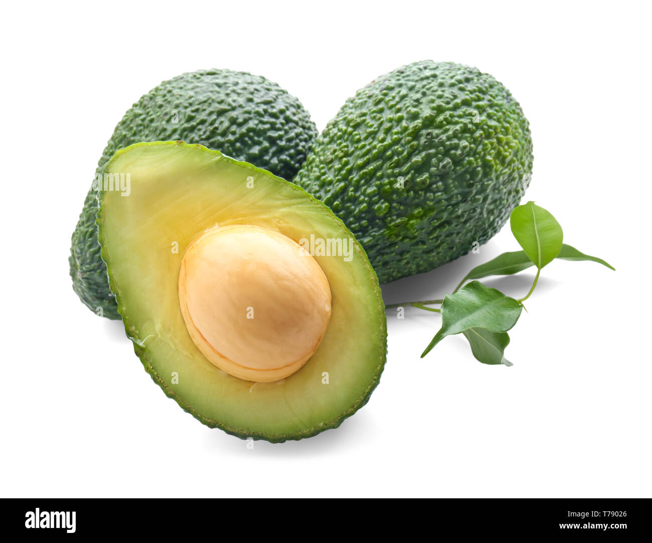 Whole cut ripe avocadoes hi-res stock photography and images - Alamy