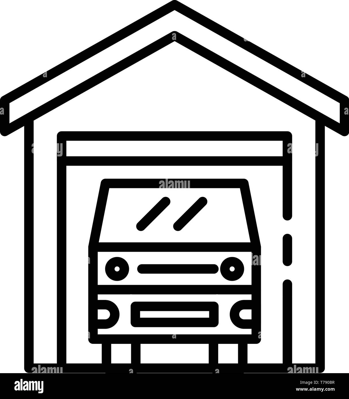 Truck loading icon, outline style Stock Vector Image & Art - Alamy