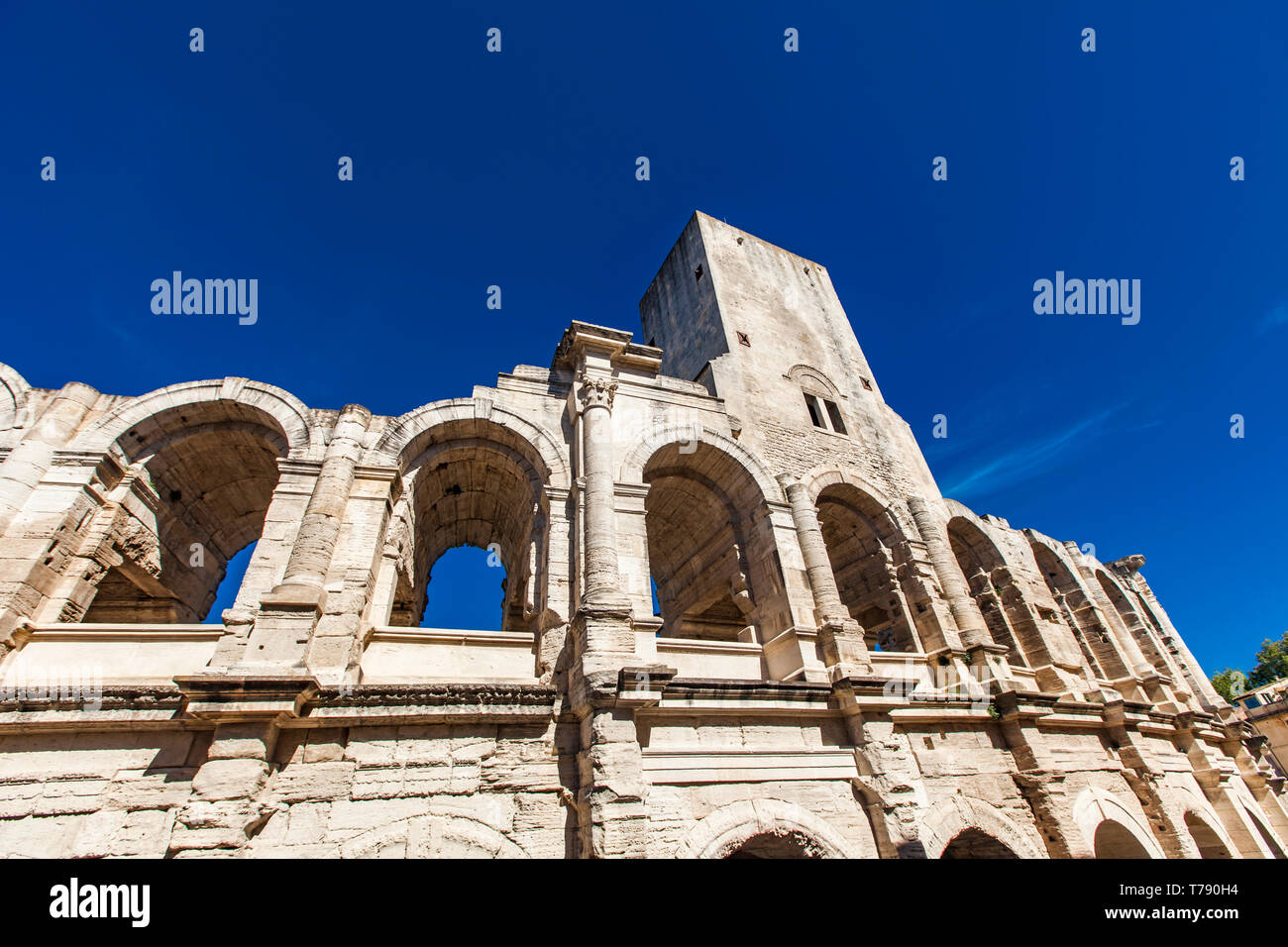 Arles amphitheatre historical site hi-res stock photography and images - Alamy