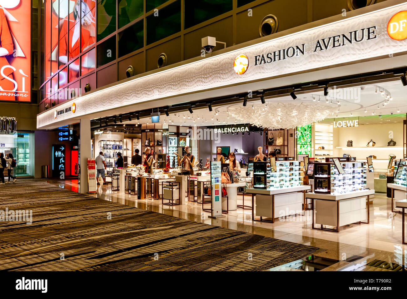 Fashion Avenue Exclusive Shopping, Changi Airport, Singapore, South ...
