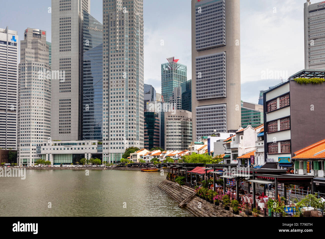 Singapore south boat quay houses hi-res stock photography and images ...