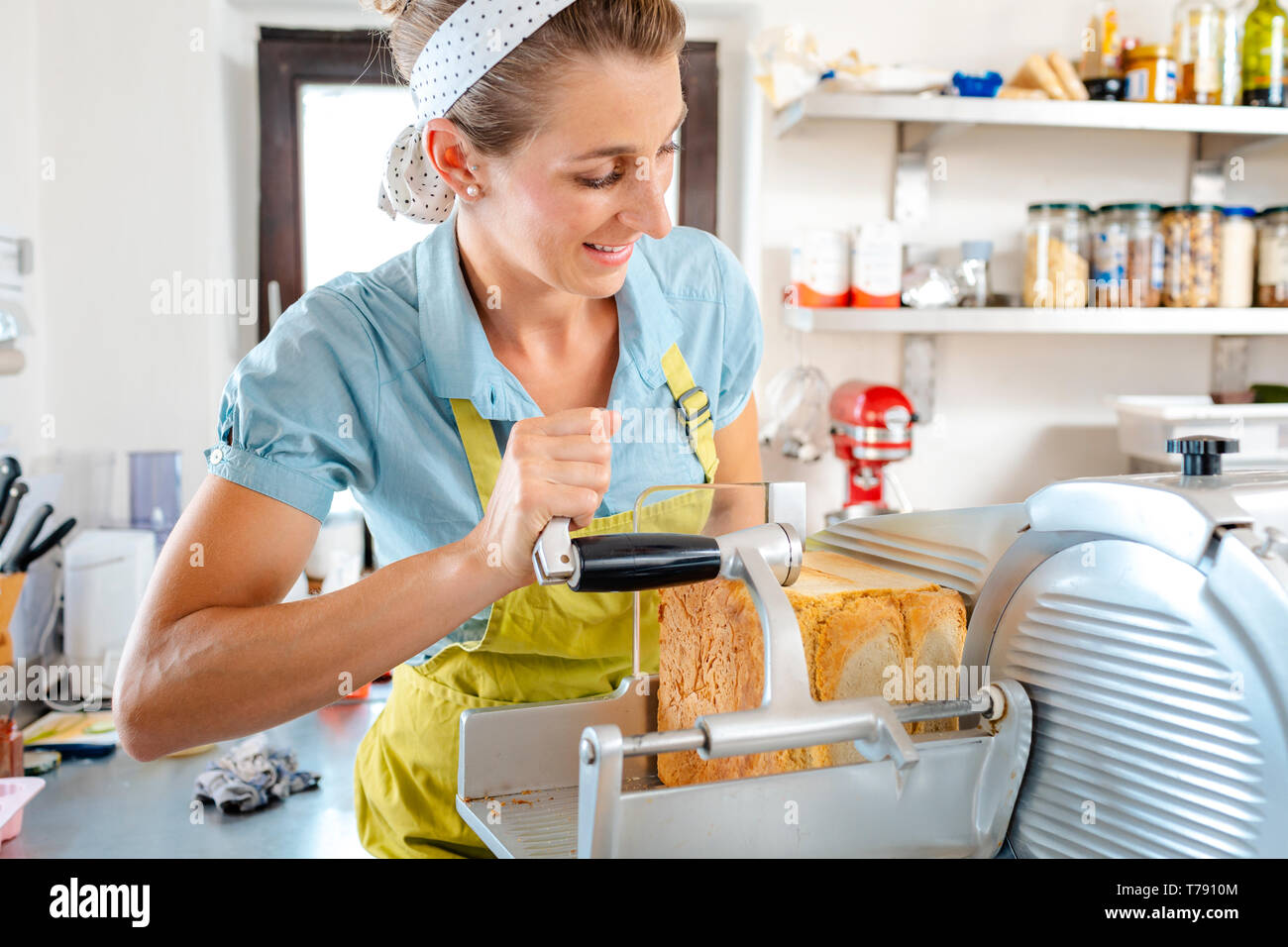 Whole wheat bread woman hi-res stock photography and images - Alamy