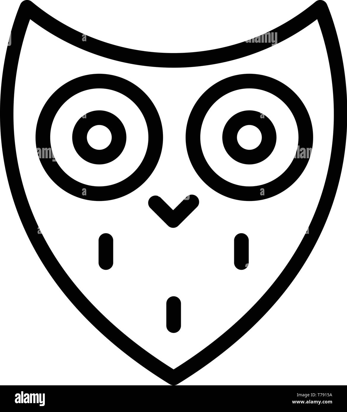 Stylized owl Black and White Stock Photos & Images - Alamy