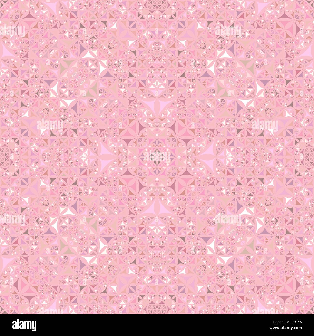 Pink seamless kaleidoscope pattern background - vector wallpaper ...