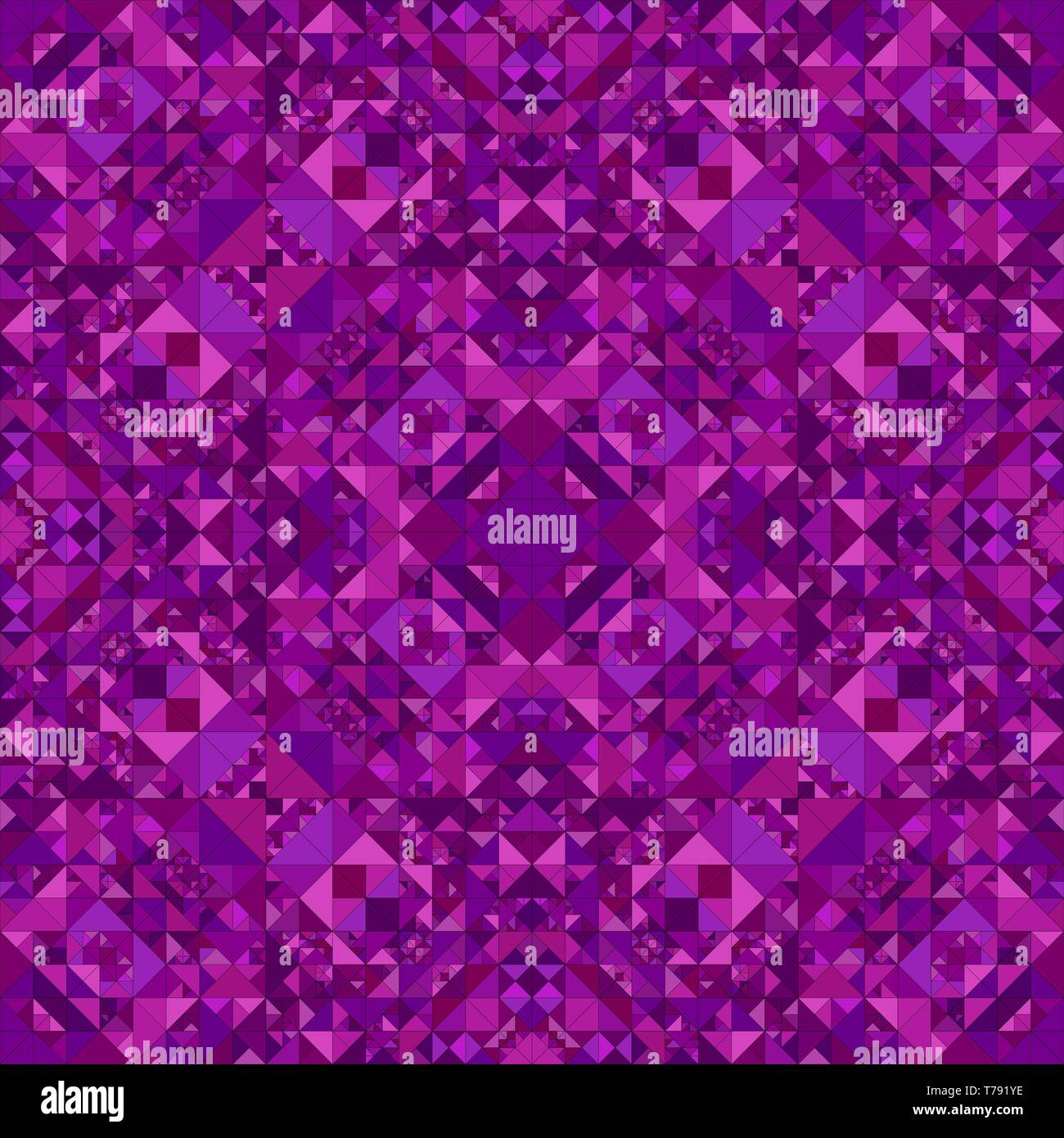 Purple abstract repeating triangle mosaic kaleidoscope pattern ...