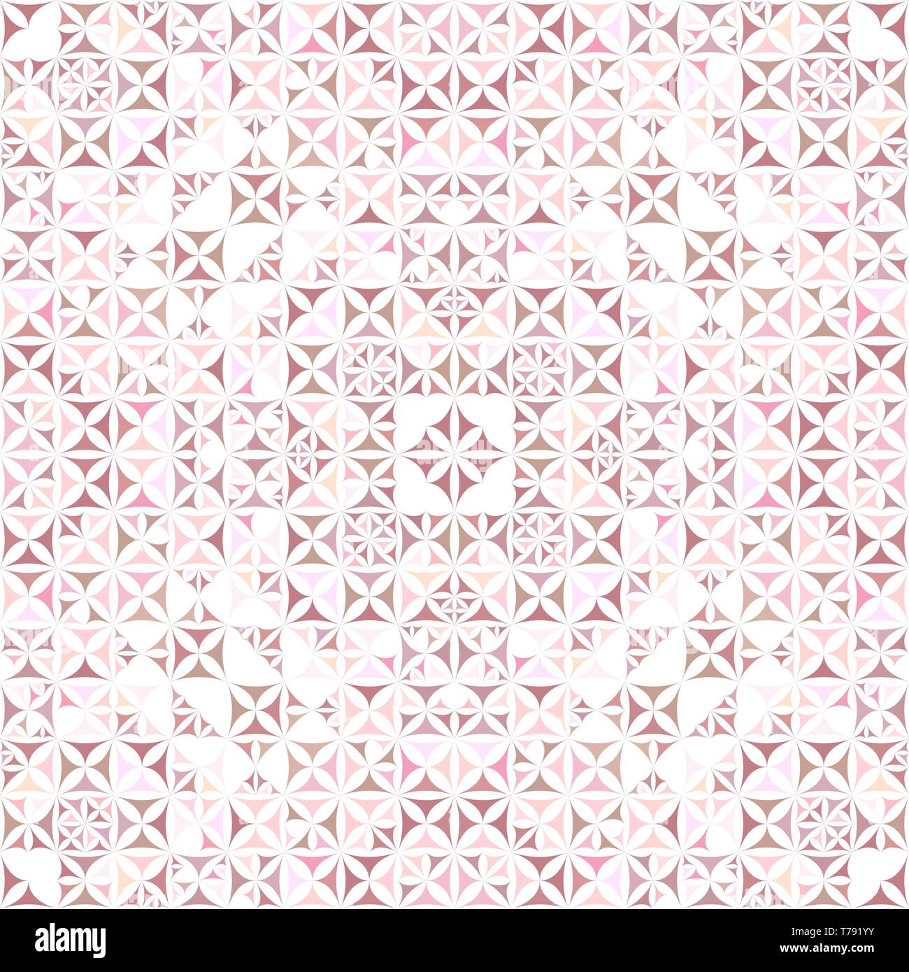 Pink repeating kaleidoscope pattern background design - vector ...