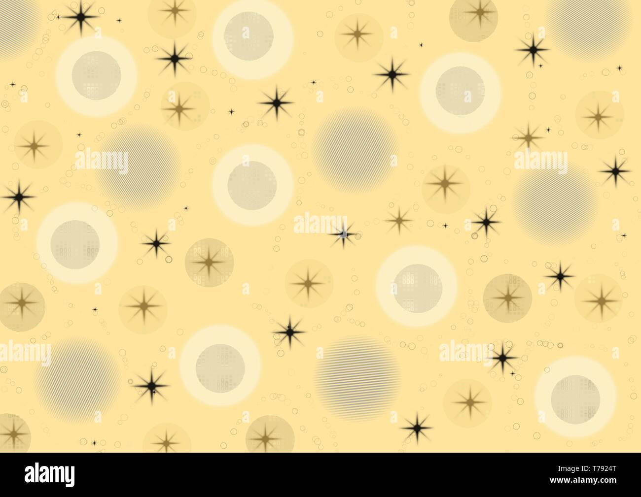 Trendy stamp circles and stars pattern modern and elegant design for ...