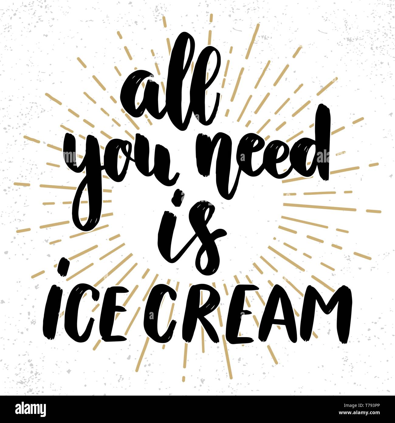 Need ice cream Stock Vector Images - Alamy