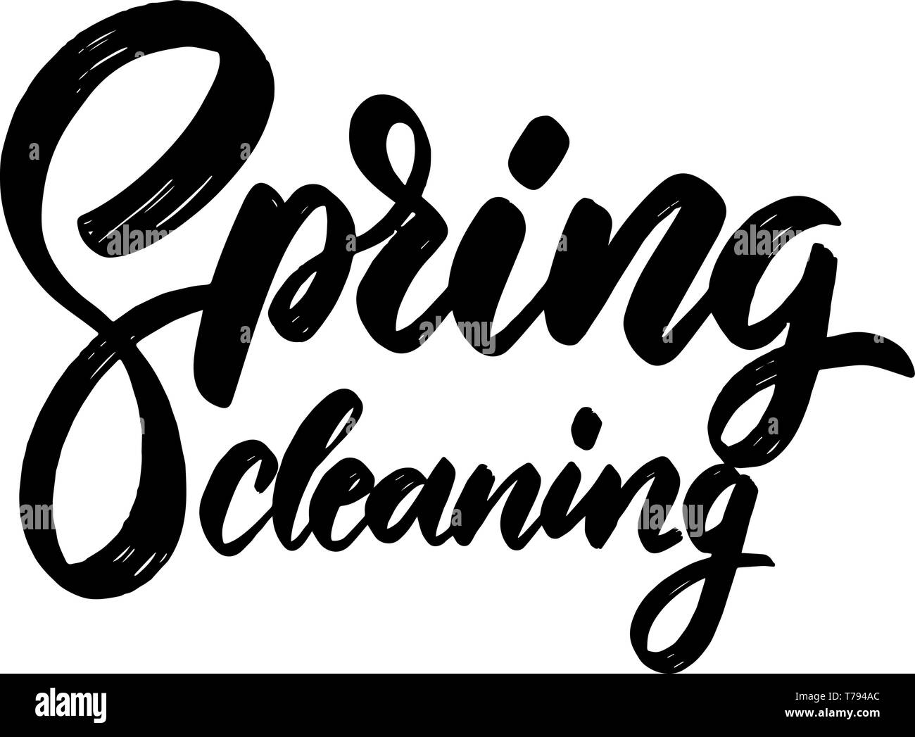 Spring cleanup Stock Vector Images - Alamy
