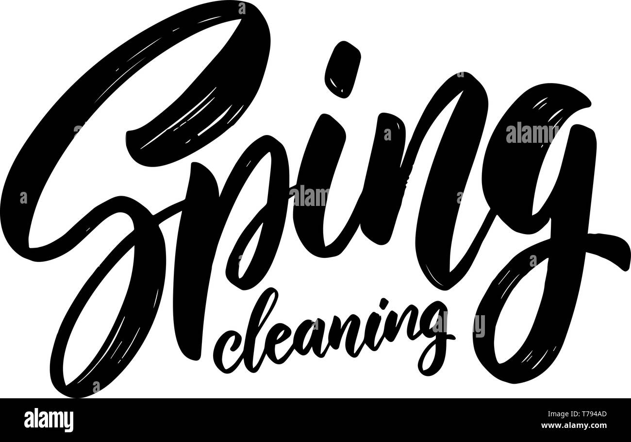 Domestic cleaning poster template Stock Vector Images - Alamy