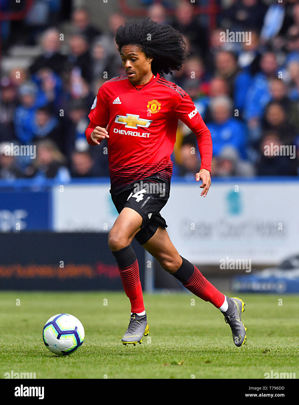 Manchester United's Tahith Chong during the Premier League match at the ...