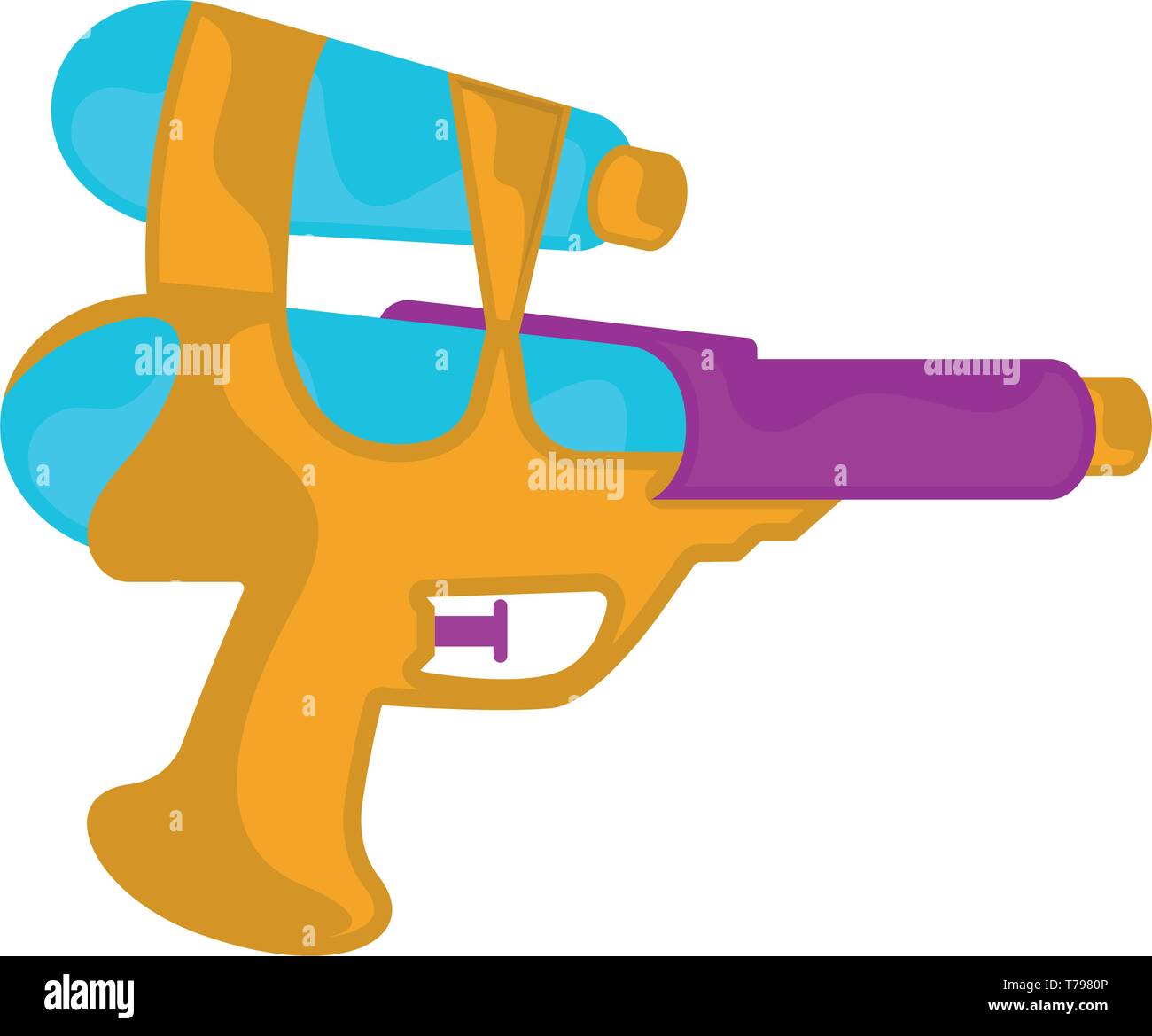 Kids play water in Stock Vector Images - Alamy