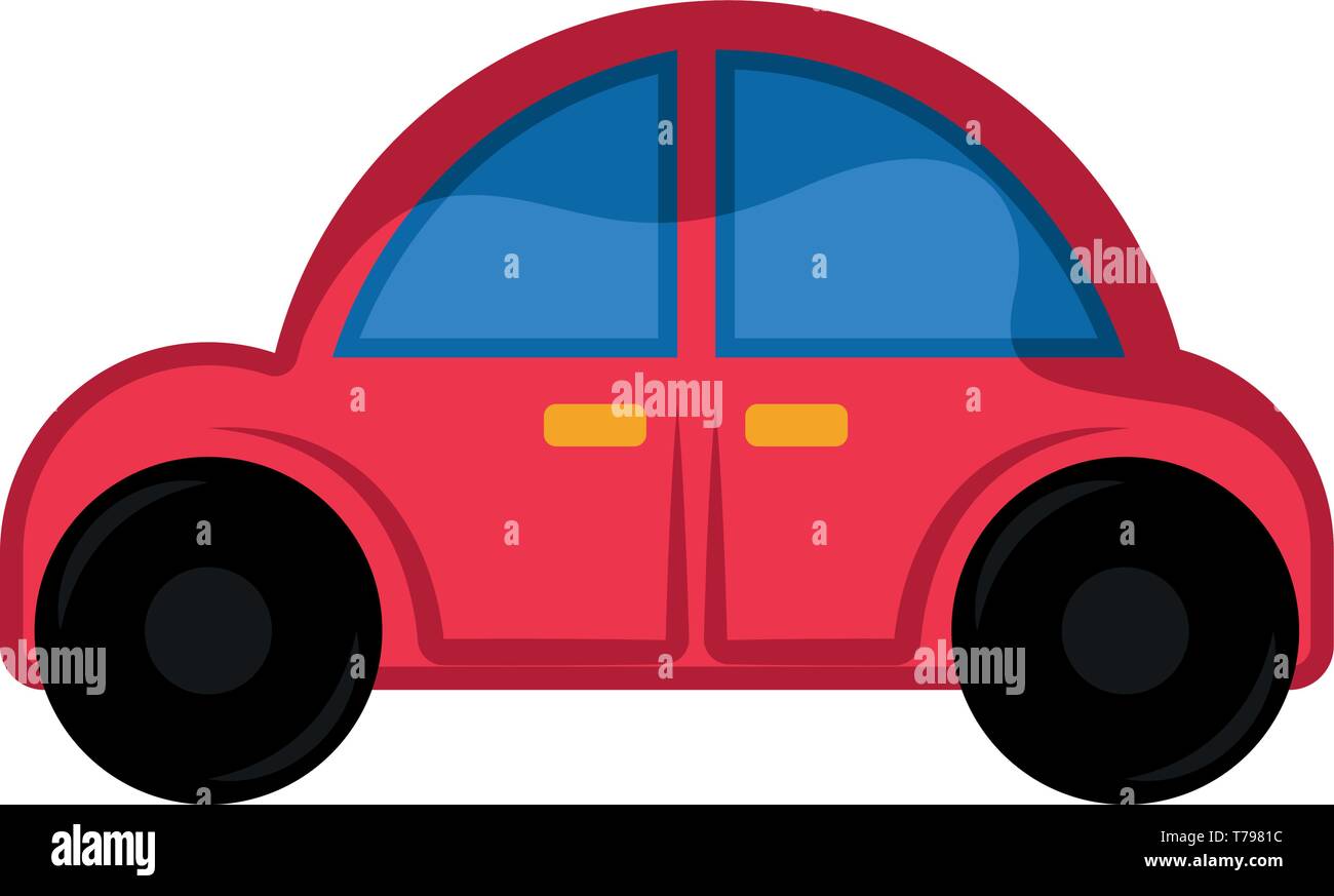 Isolated red car toy for kids Stock Vector Image & Art - Alamy