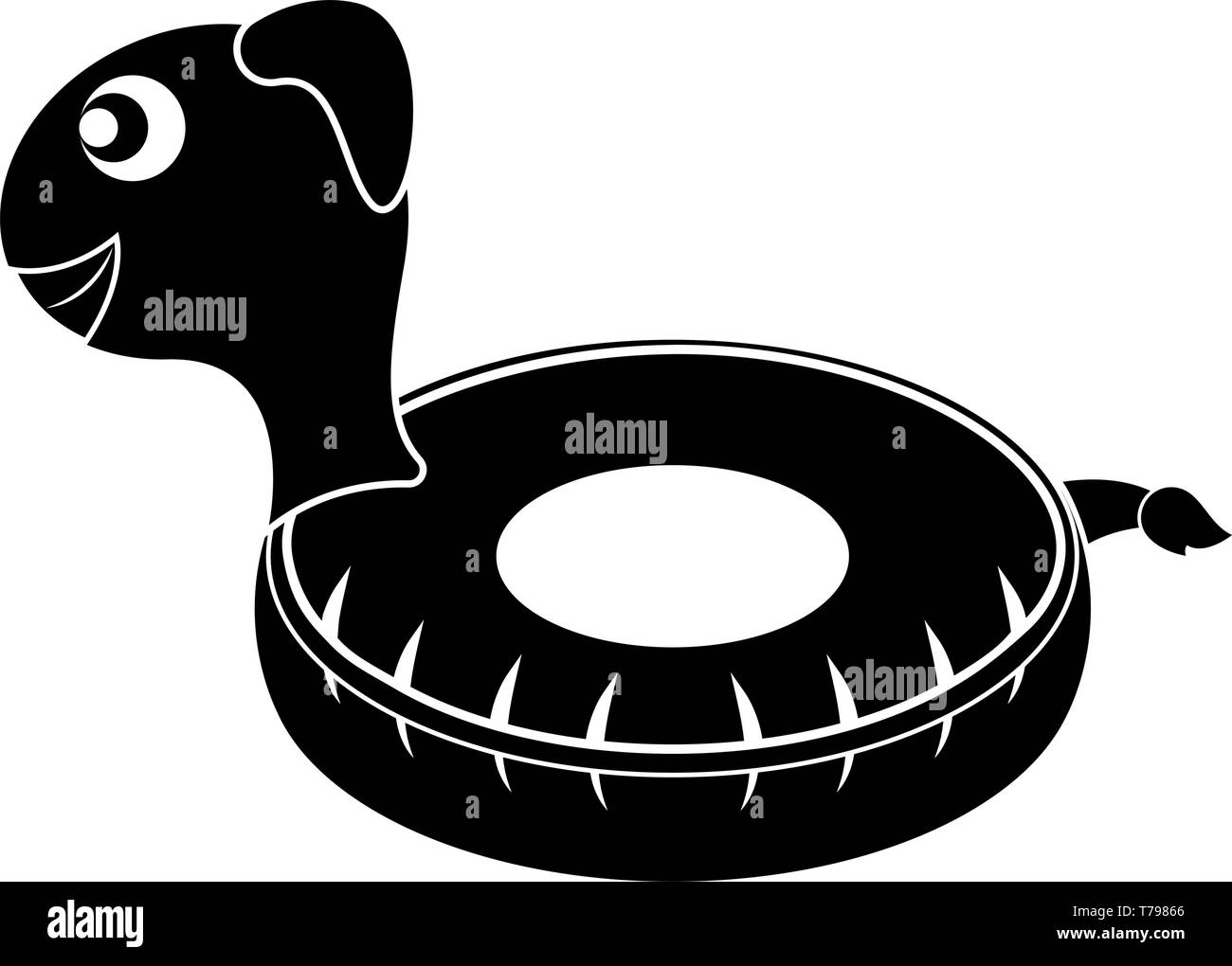 Isolated pool float shaped dinosaur icon Stock Vector Image & Art - Alamy