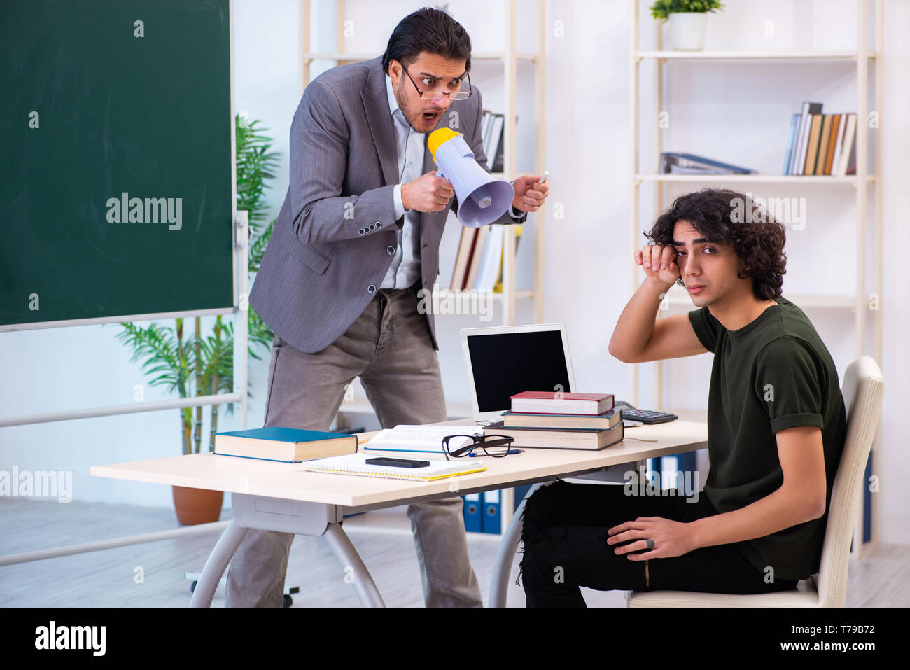 Pupil Shouting At Teacher High Resolution Stock Photography and Images ...