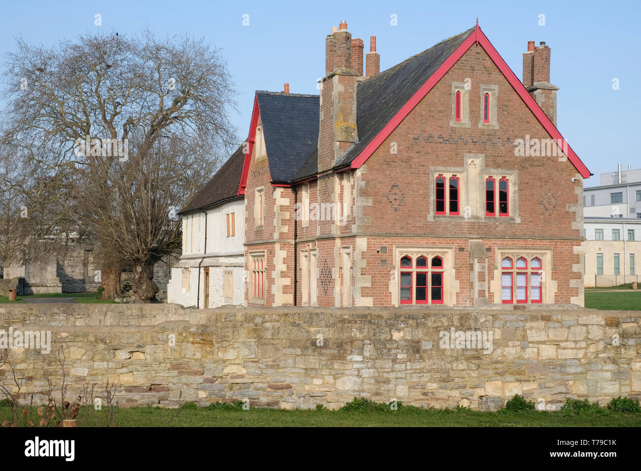 The restored Llanthony Priory in Gloucester Stock Photo - Alamy