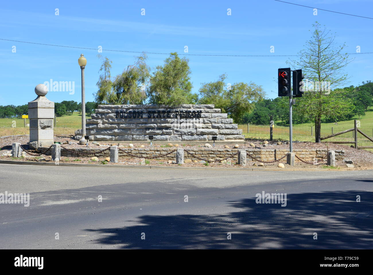 Entrance to Folsom state prison Stock Photo - Alamy
