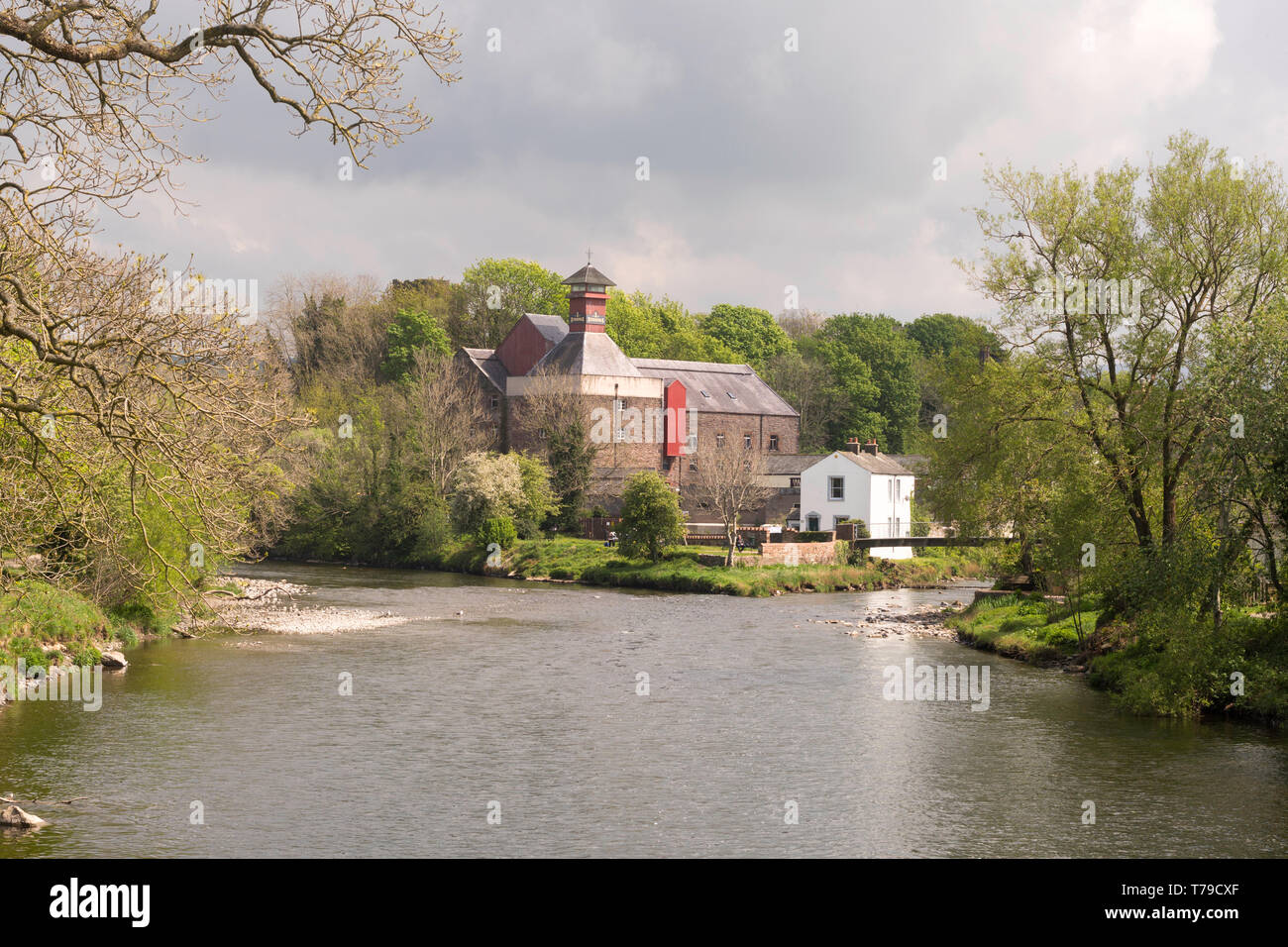Jennings Brewery at the confluence of the Derwent and Cocker rivers in ...