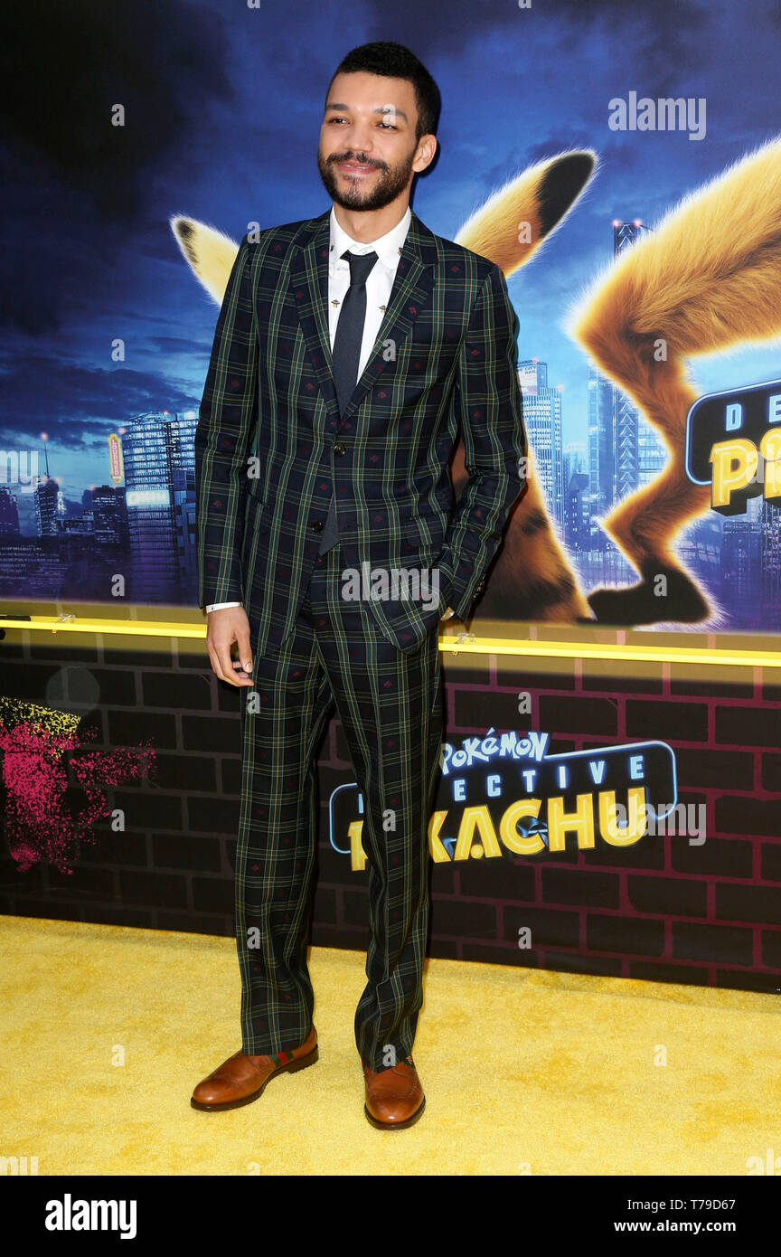 Justice Smith attending the 'Pokémon Detective Pikachu' premiere at ...