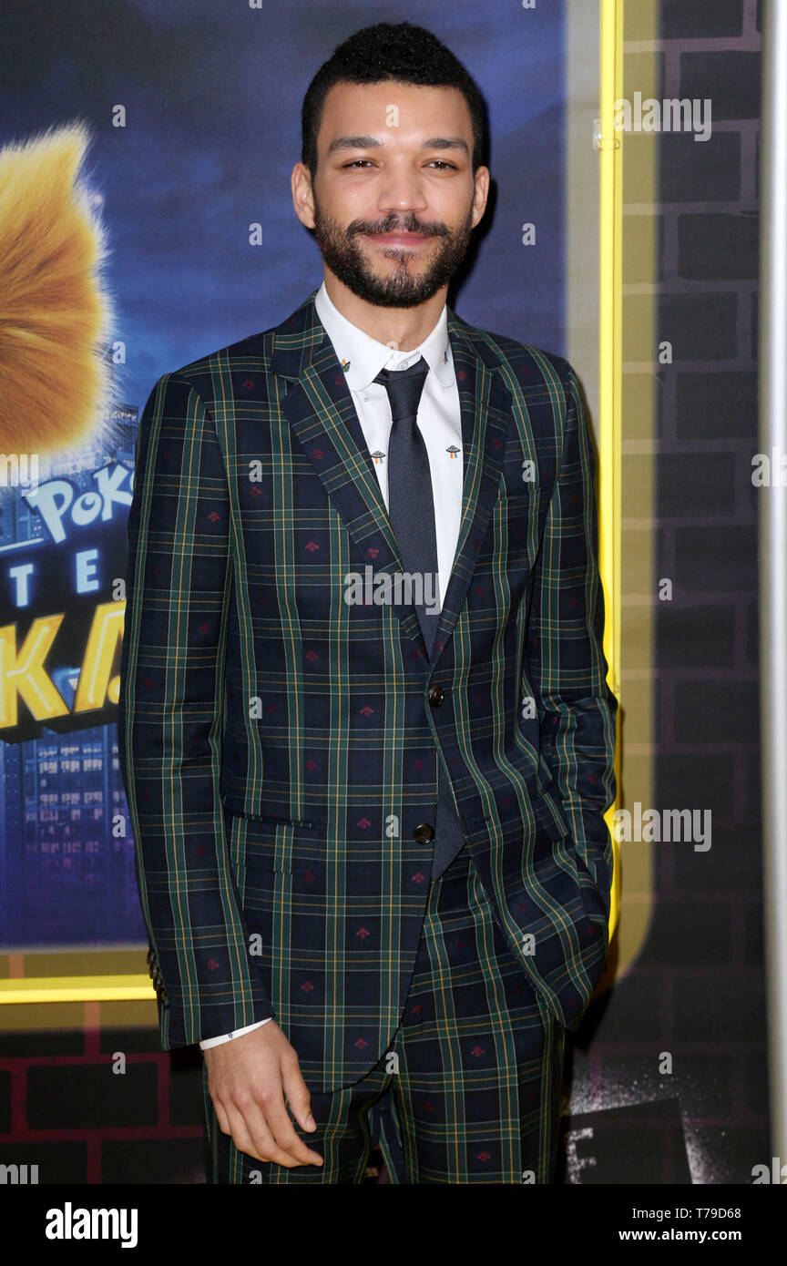 Justice Smith attending the 'Pokémon Detective Pikachu' premiere at ...