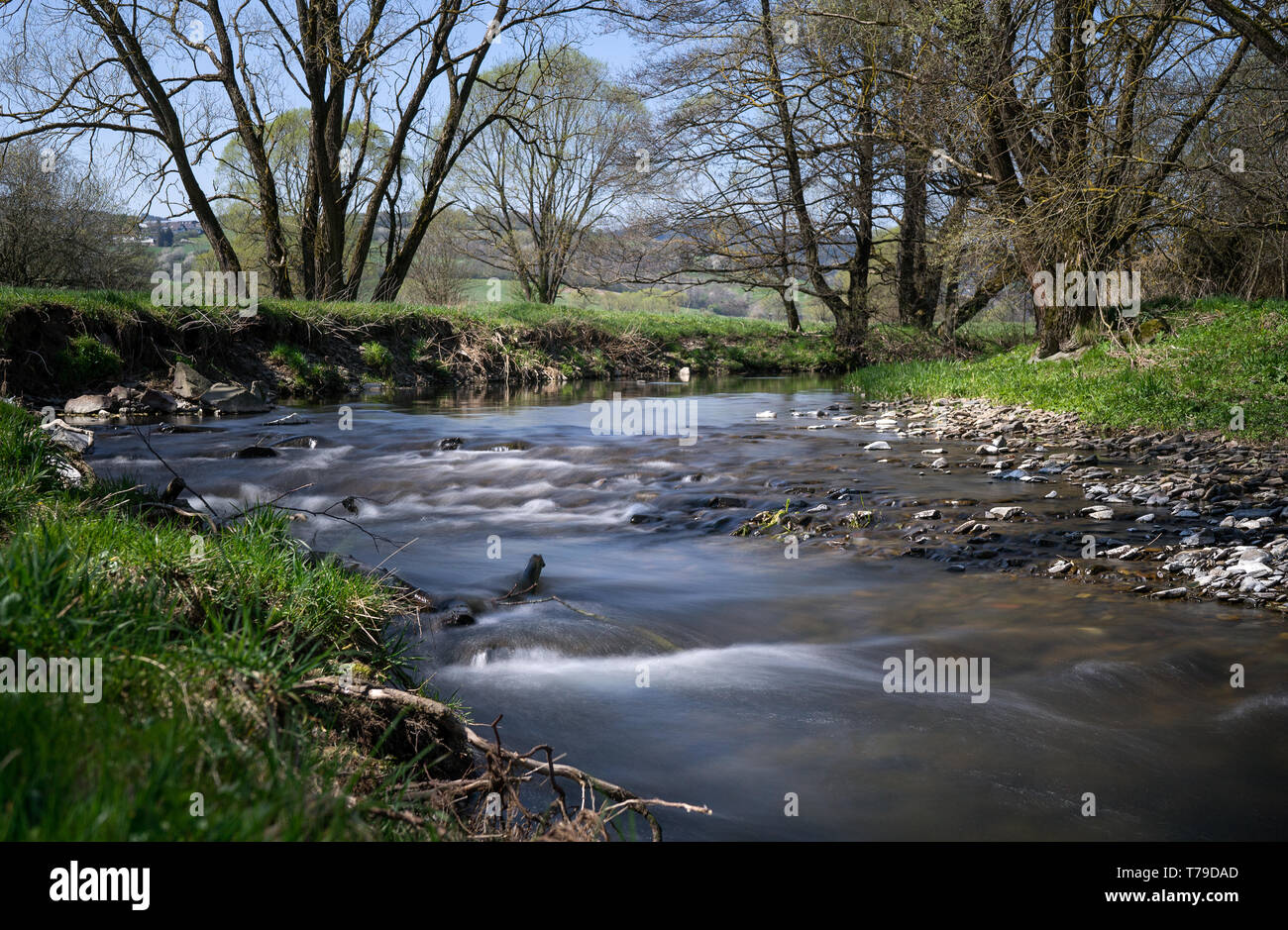 Along the hiking path near the belgium village Longfaye Stock Photo - Alamy