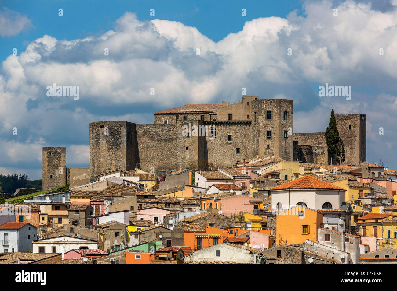 The Castle of Melfi in Basilicata is one of the most important medieval ...