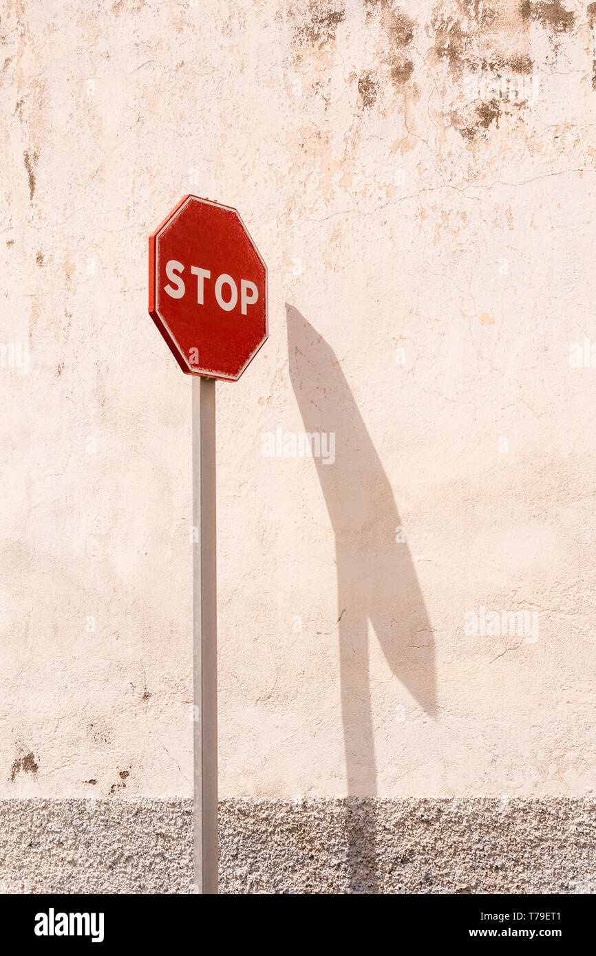 Shadow traffic sign hi-res stock photography and images - Alamy