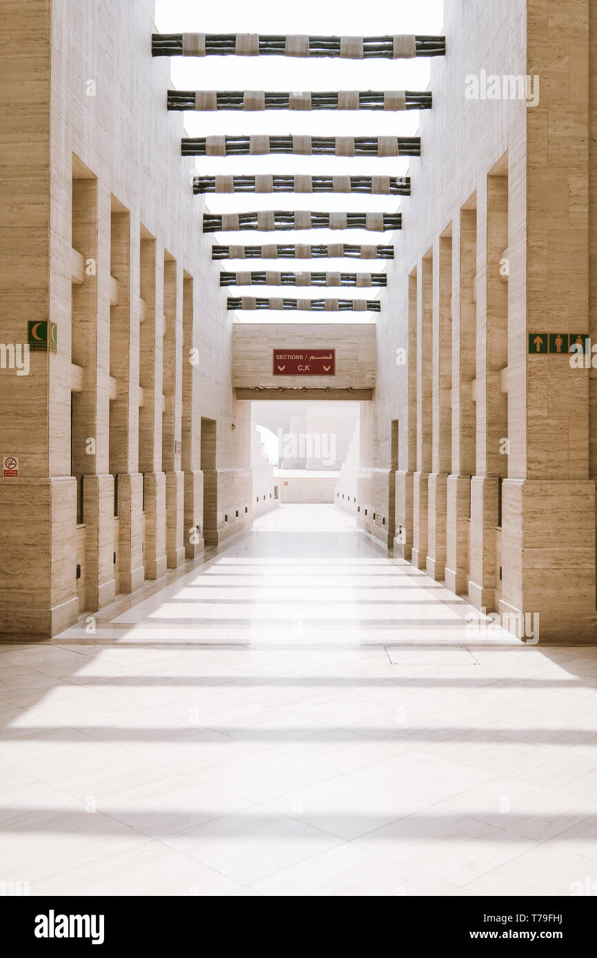 One of the entrances into the Katara Village Amphitheater, Qatar Stock ...