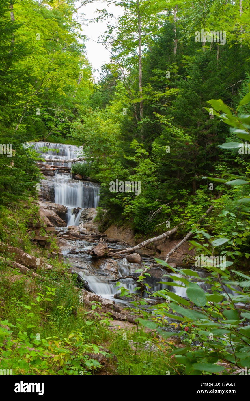 Sable Falls, Pictured Rocks National Lakeshore, Michigan Stock Photo ...