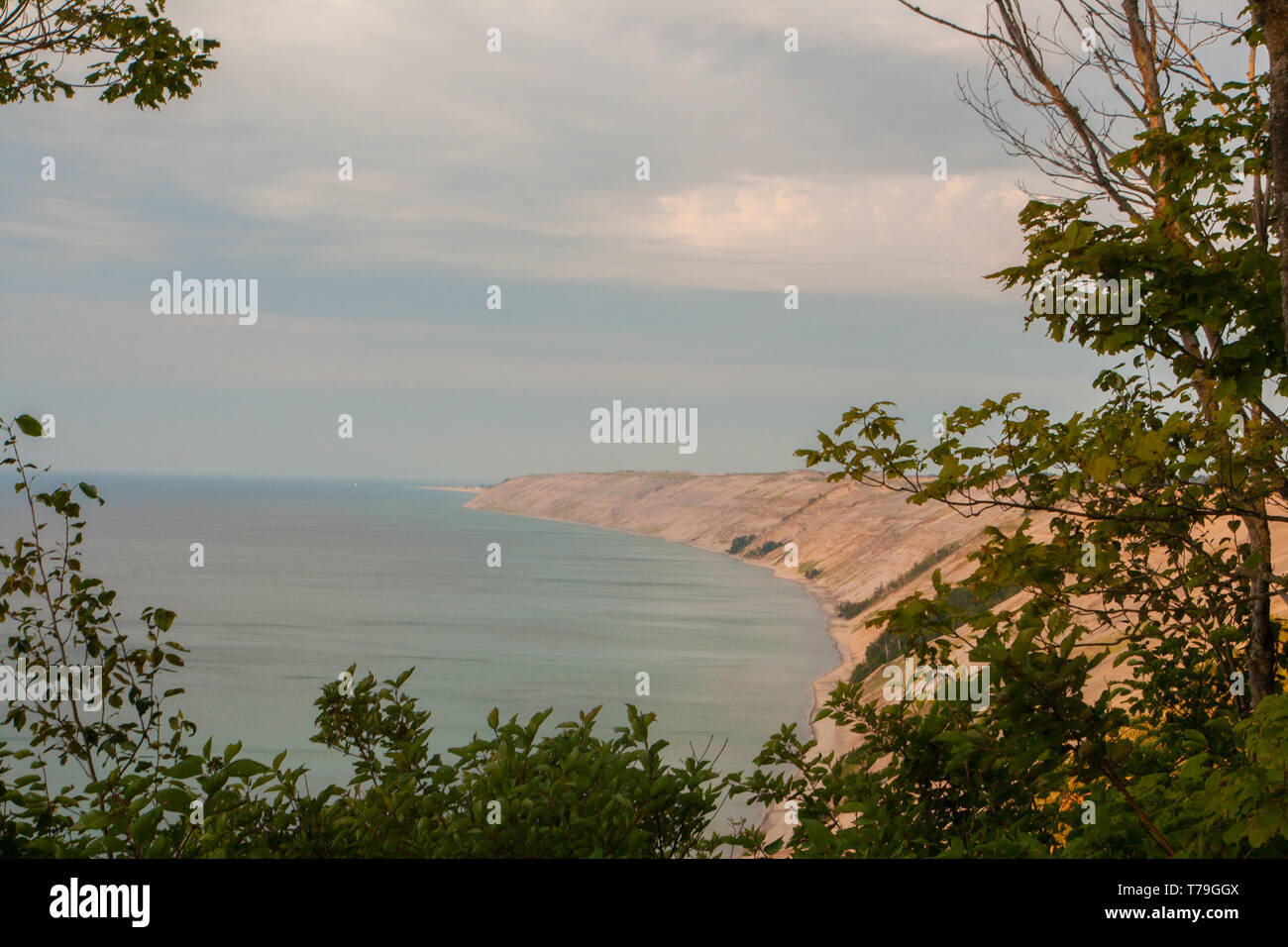 Grand Sable Dunes, Pictured Rocks National Lakeshore, Michigan Stock ...