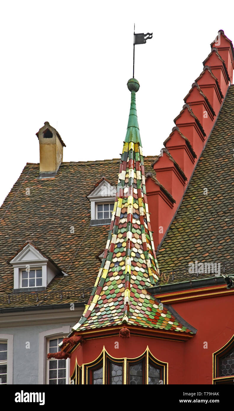 Historical Merchants Hall in Freiburg im Breisgau. Germany Stock Photo ...