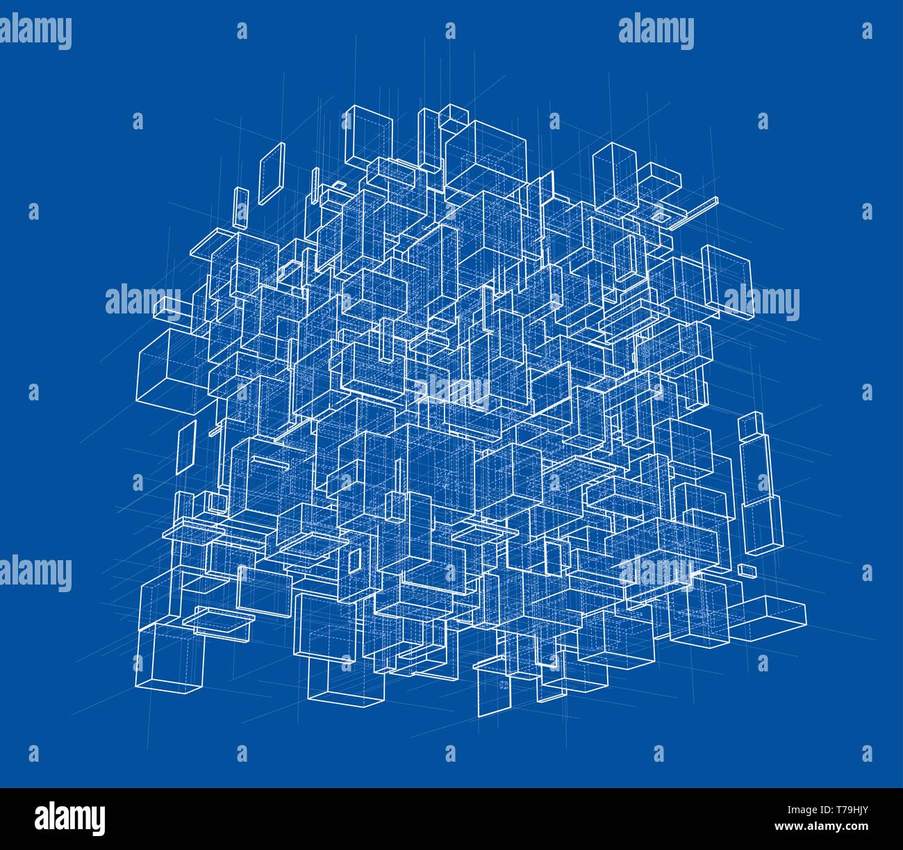 Vector abstract boxes background Stock Vector Image & Art - Alamy