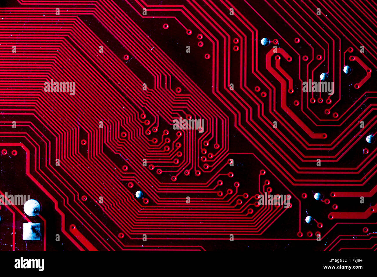 Red Circuit Board Wallpaper