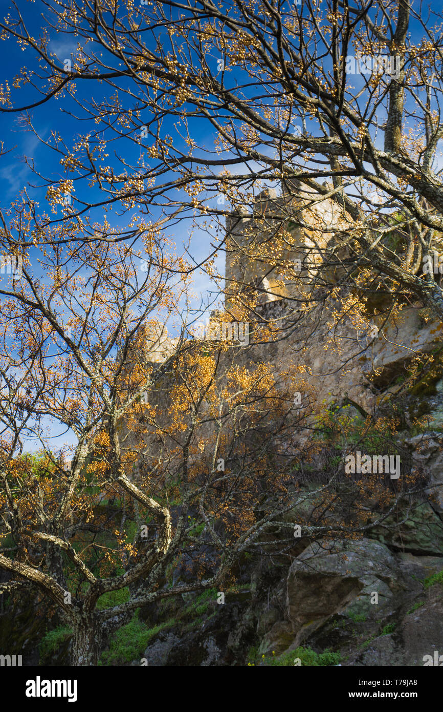 Castle of montanchez hi-res stock photography and images - Alamy