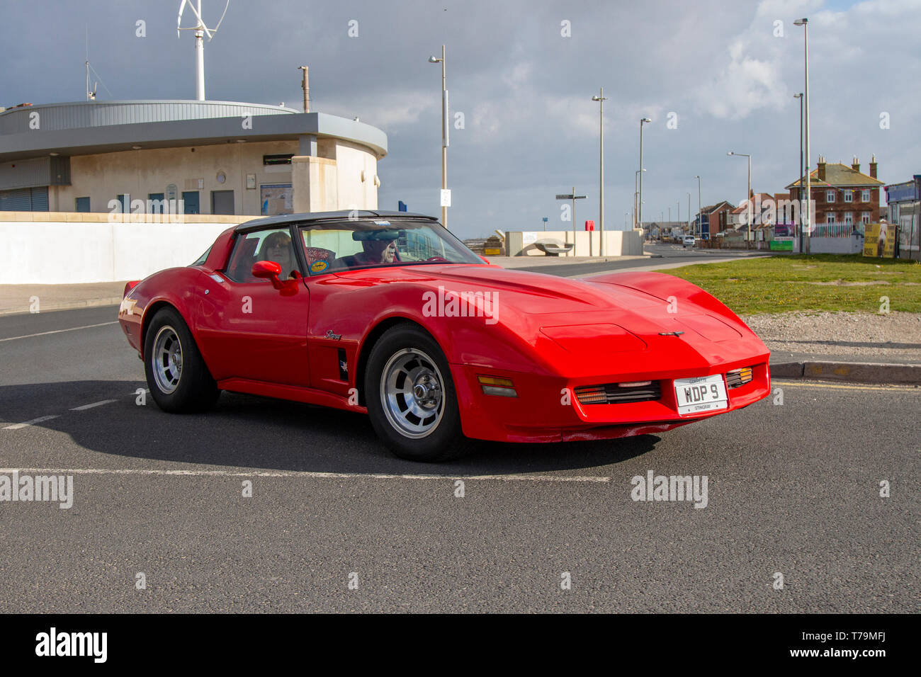 1981 80s eighties red Chevrolet Gmc Corvette at Cleveleys Spring Car ...