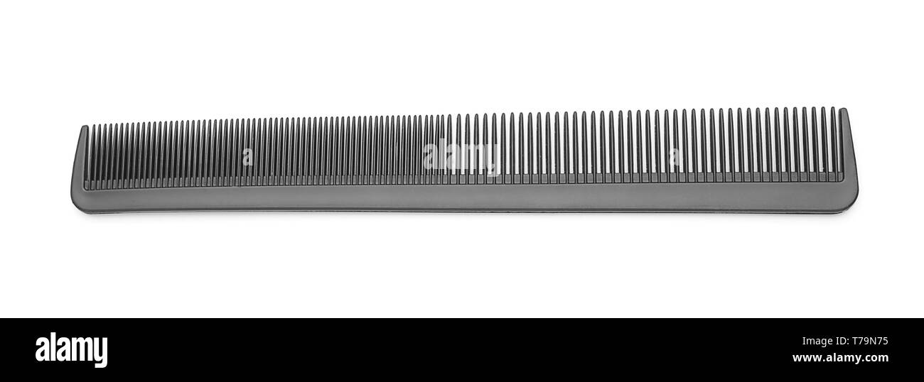 Comb on white background Stock Photo - Alamy