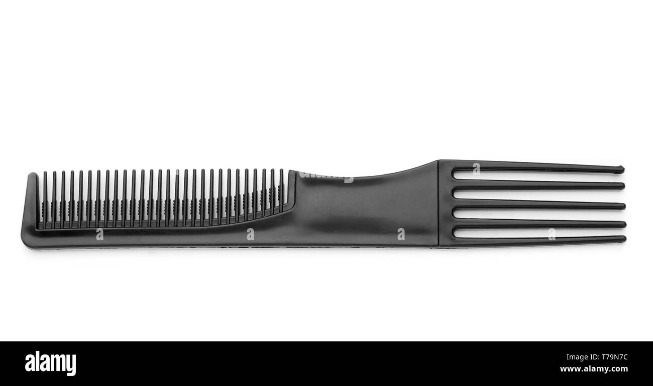 Comb on white background Stock Photo - Alamy