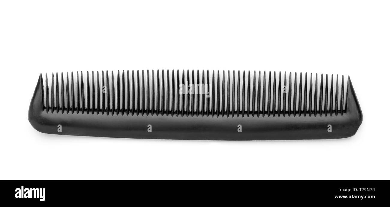 Comb on white background Stock Photo - Alamy
