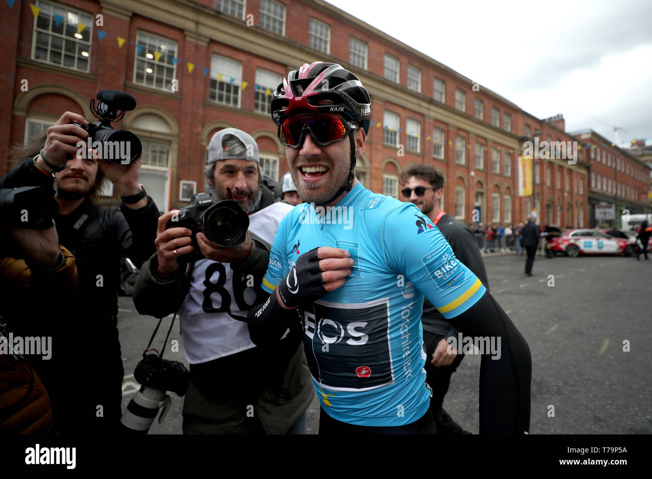 Team Ineos' Christopher Lawless celebrates winning the Tour de ...