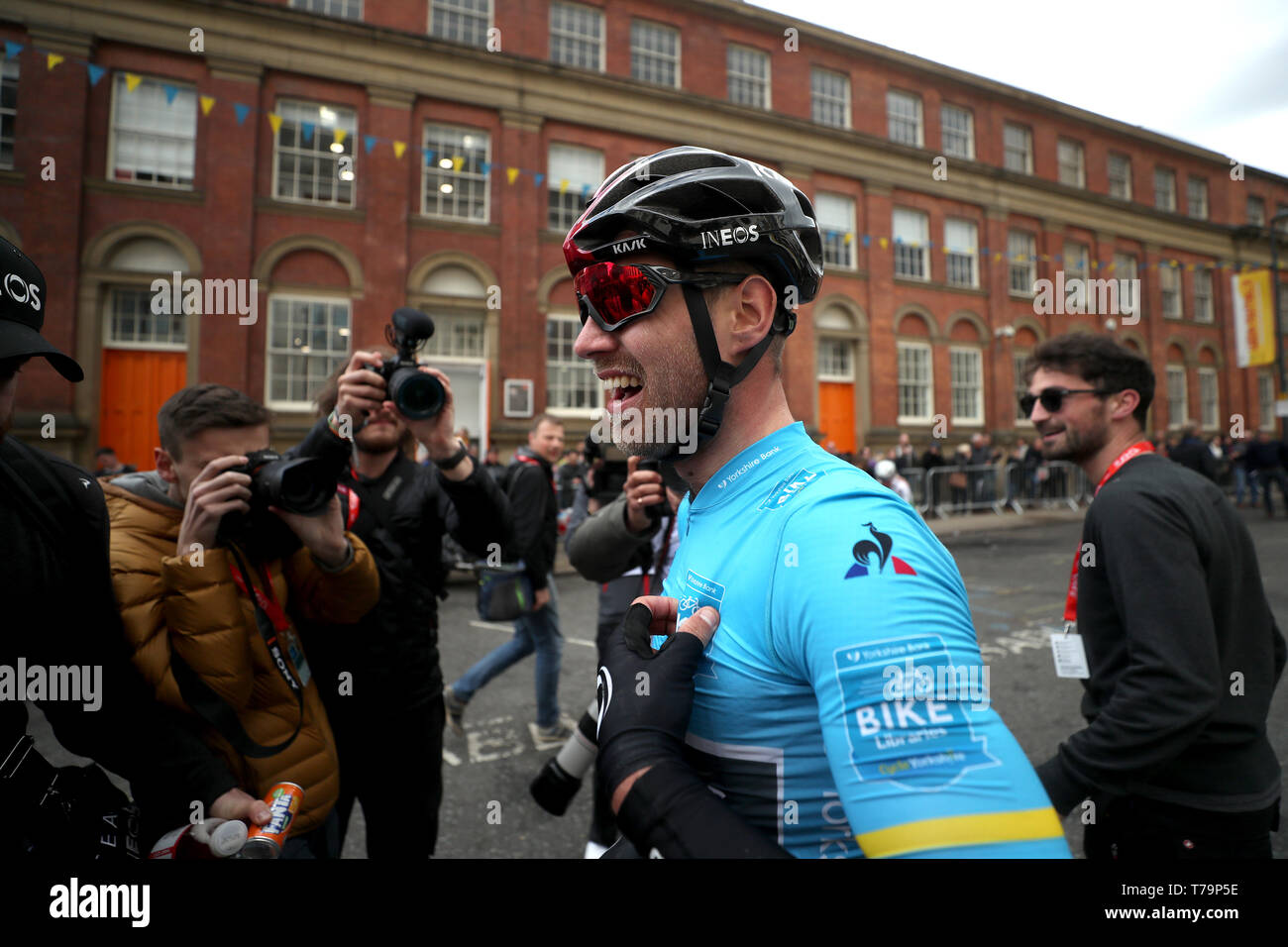 Team ineos christopher lawless celebrates winning tour de yorkshire hi ...