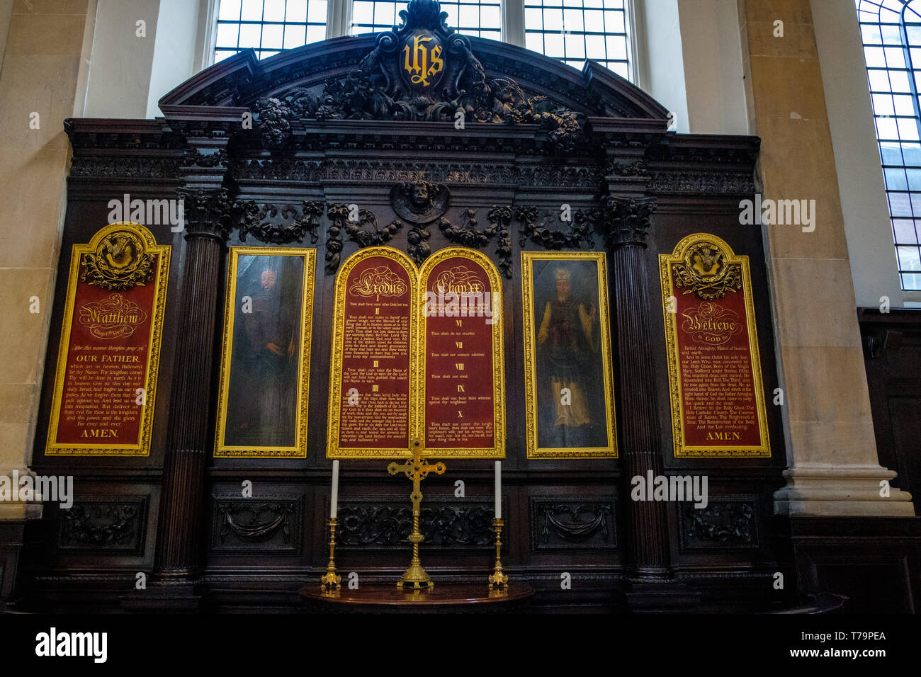 St stephen walbrook church interior city of london hi-res stock ...