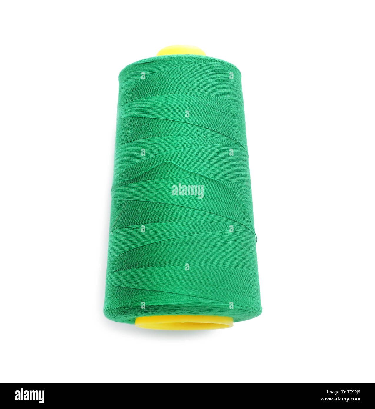 Color sewing thread on white background Stock Photo - Alamy