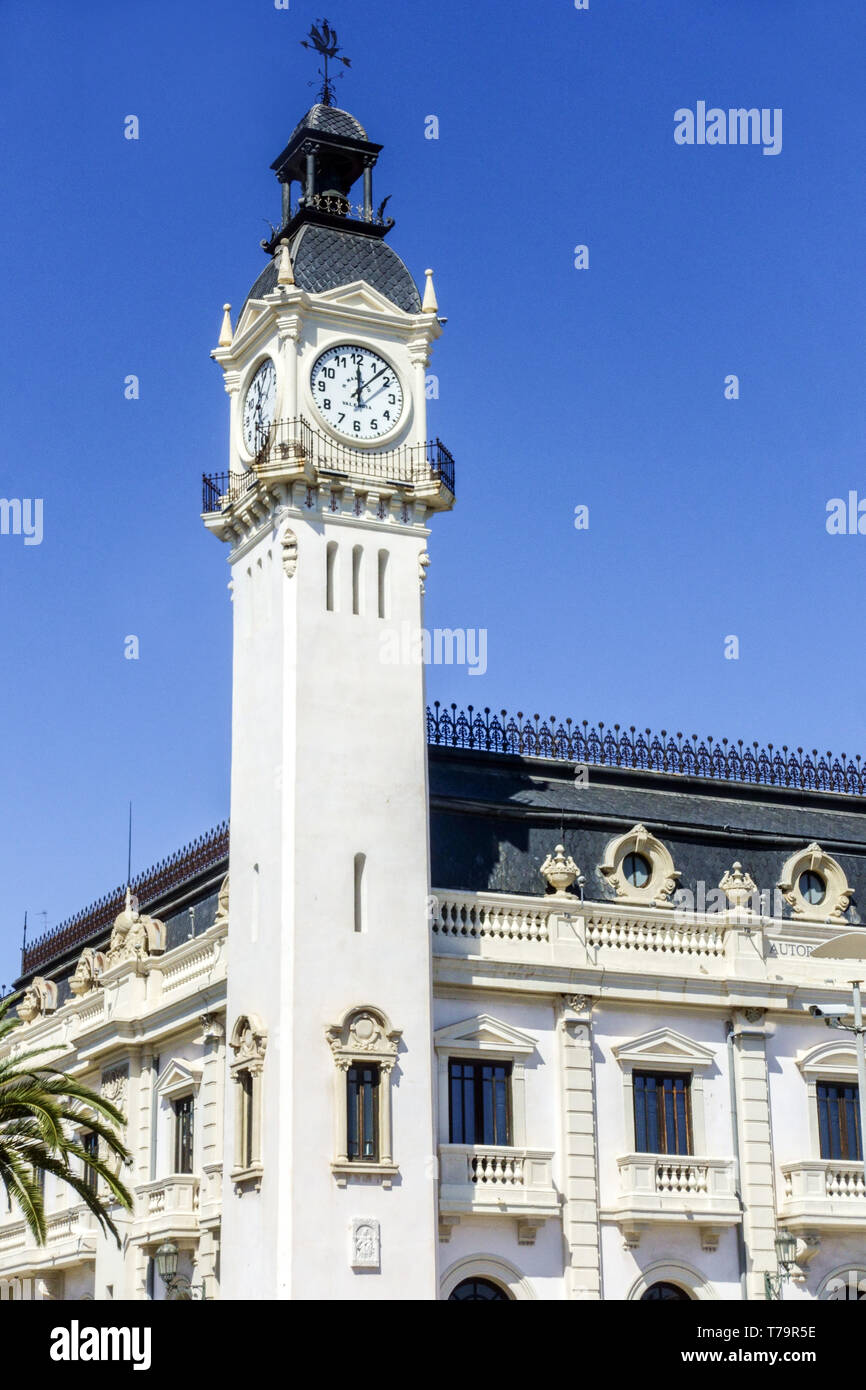 Valencia Port Authority Harbour Office, Clock Tower, Port of Valencia ...