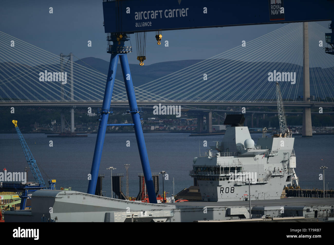 Queen Elizabeth In Dry Dock High Resolution Stock Photography and ...