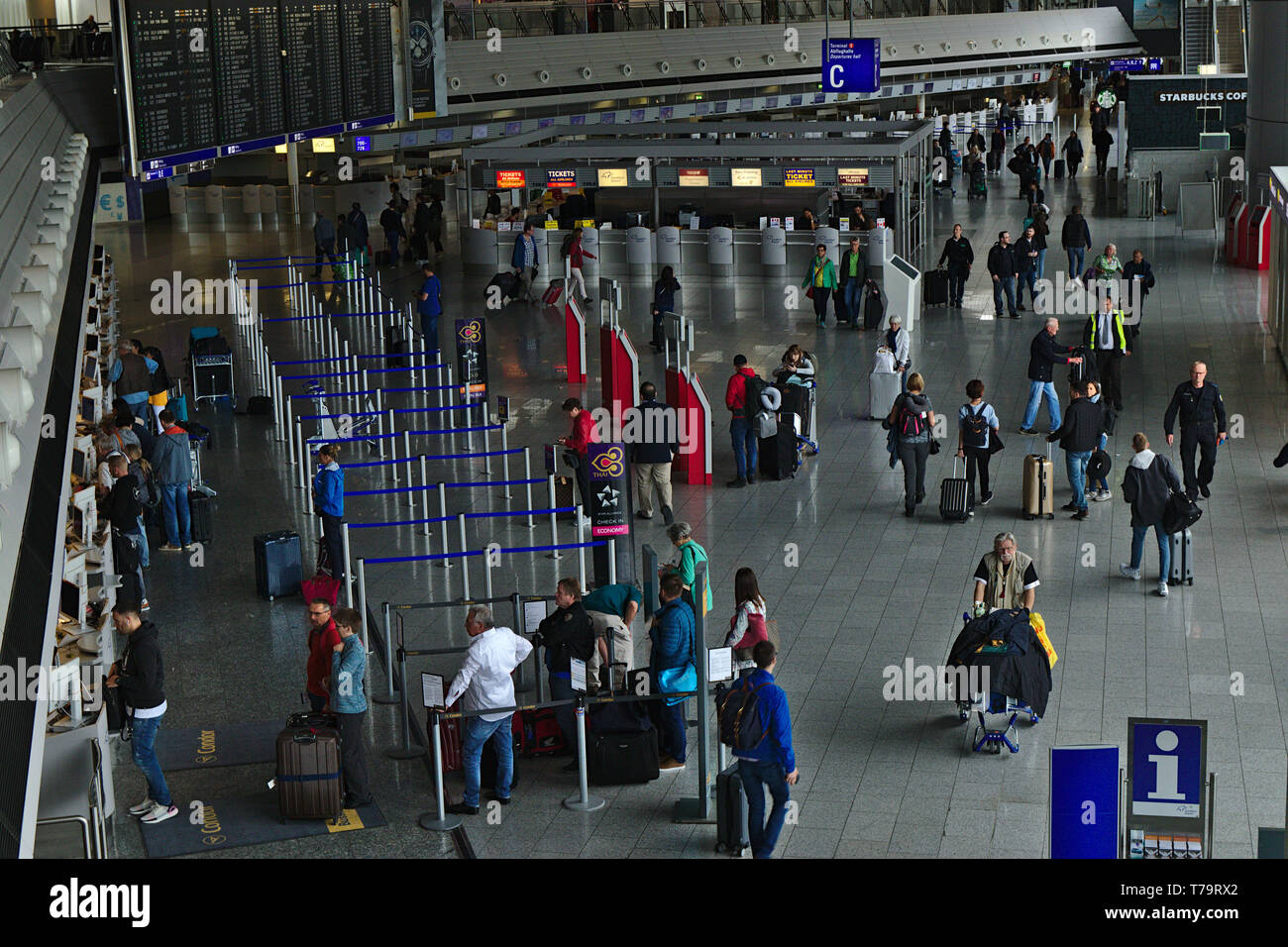 Frankfurt airport interior hi-res stock photography and images - Alamy