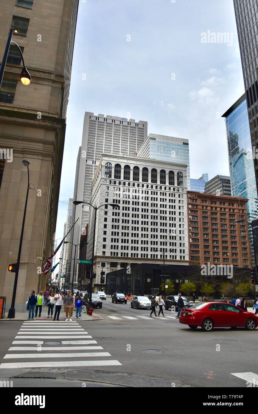 Iconic view of Chicago, Illinois, USA Stock Photo - Alamy